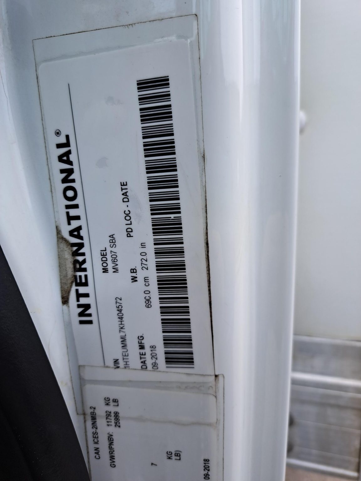 2019 INTERNATIONAL MV607 - Lakeside International Trucks